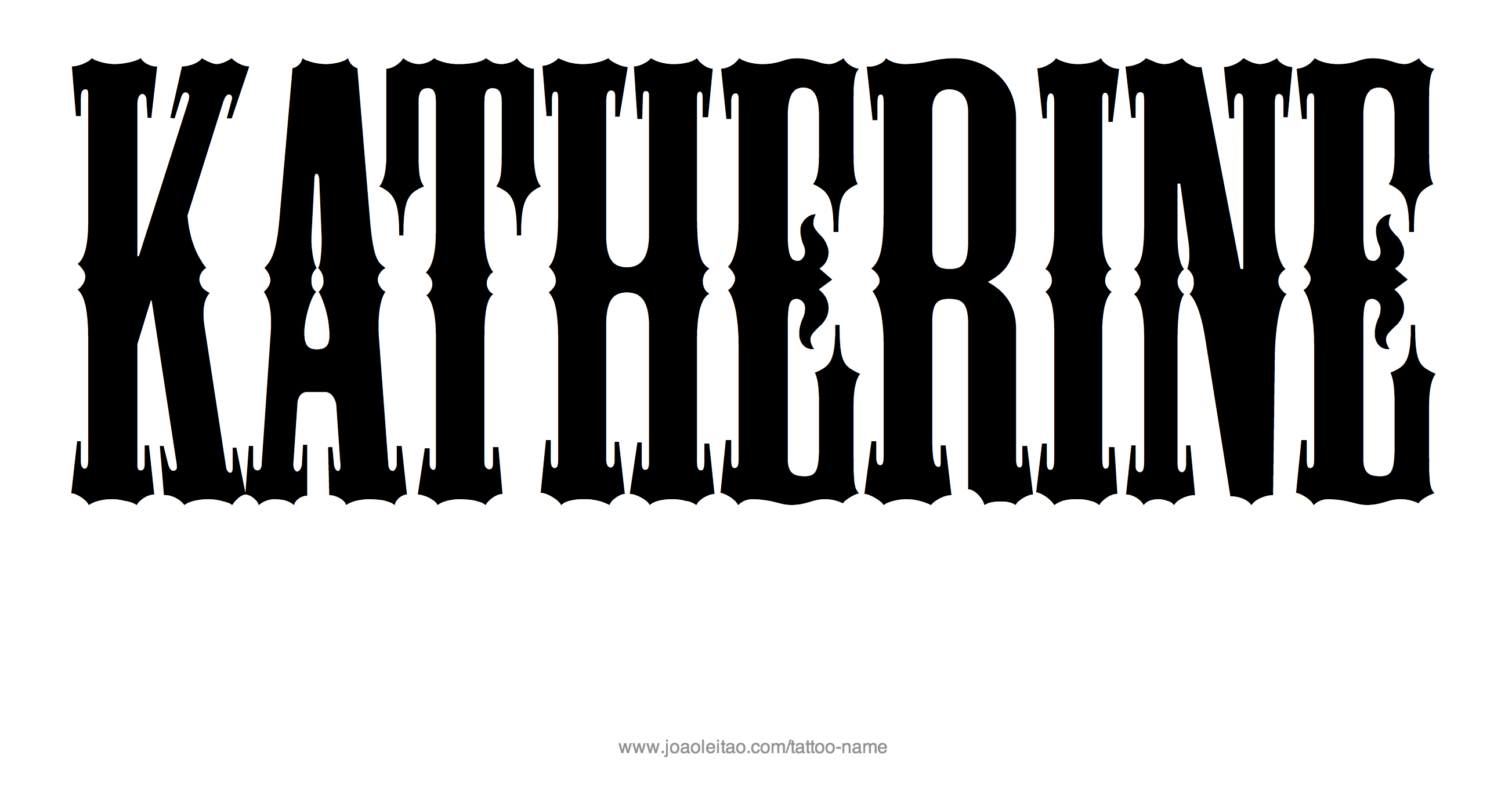 Katherine Name Tattoo Designs